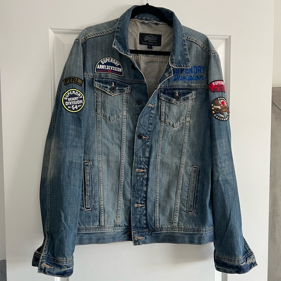 Jackets & Coats | Mens Super Dry Denim Jacket | Poshmark